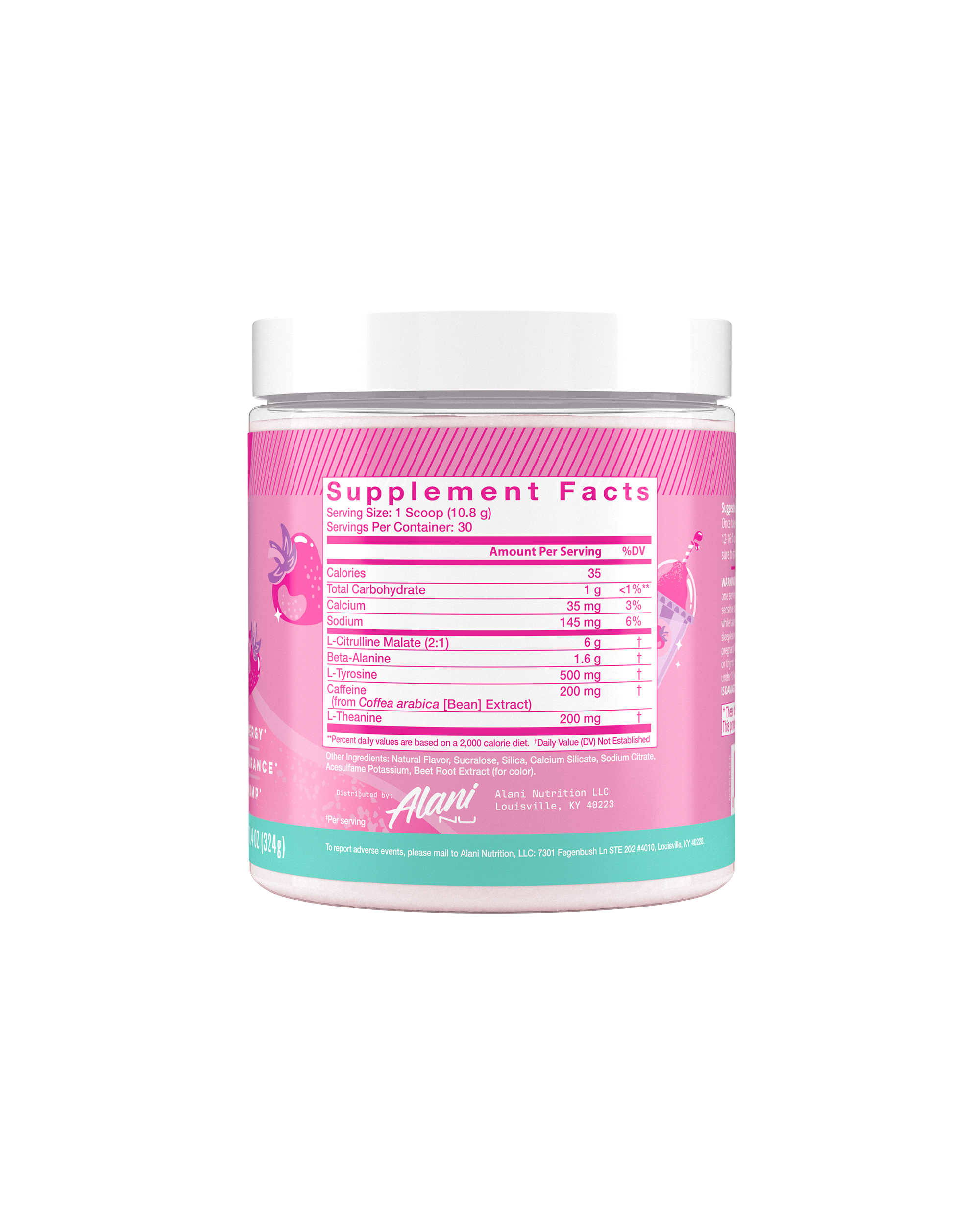 Pre-Workout - Pink Slush - Alani Nu