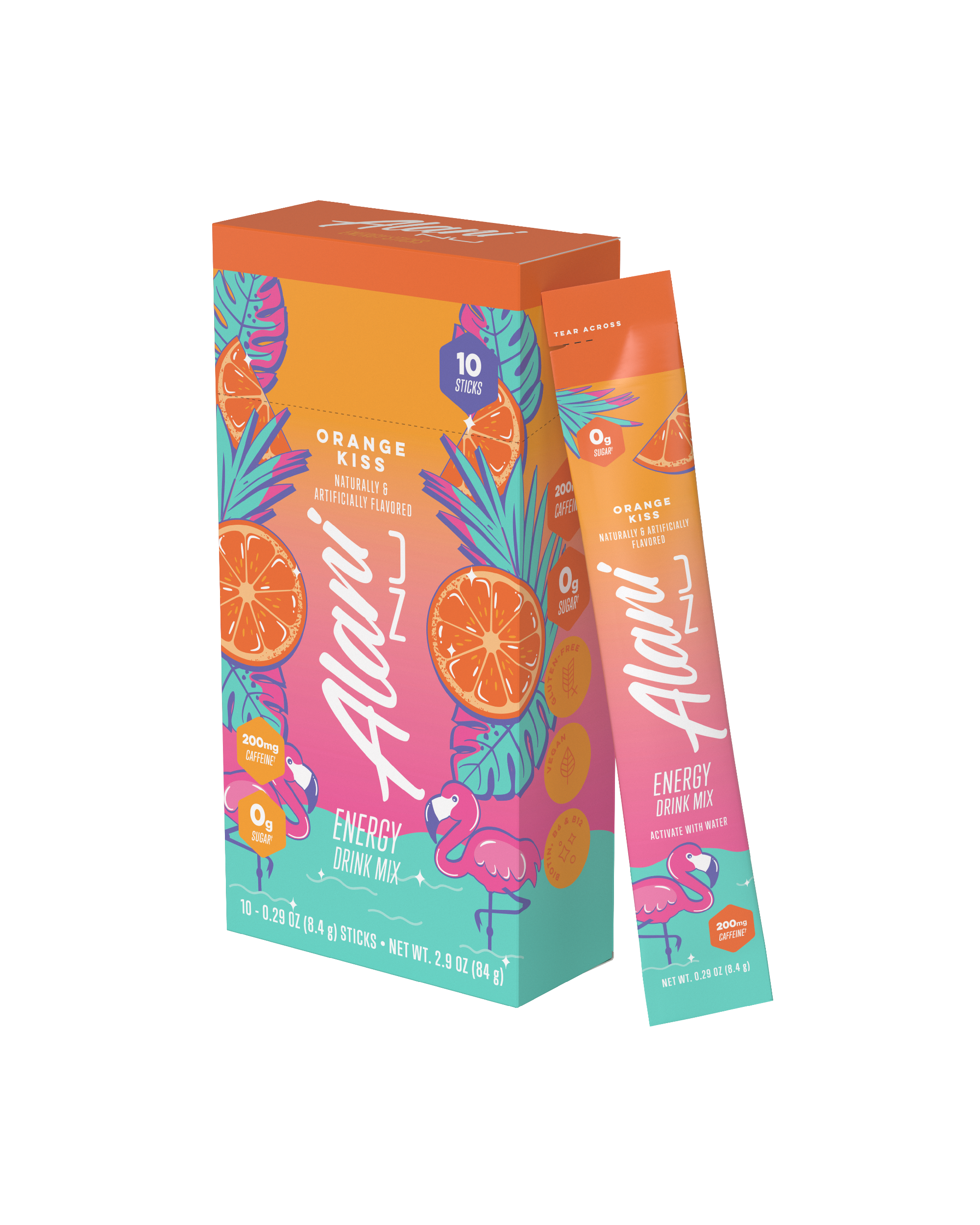 Alani Nu Juicy Peach Energy Sticks 10-Pack