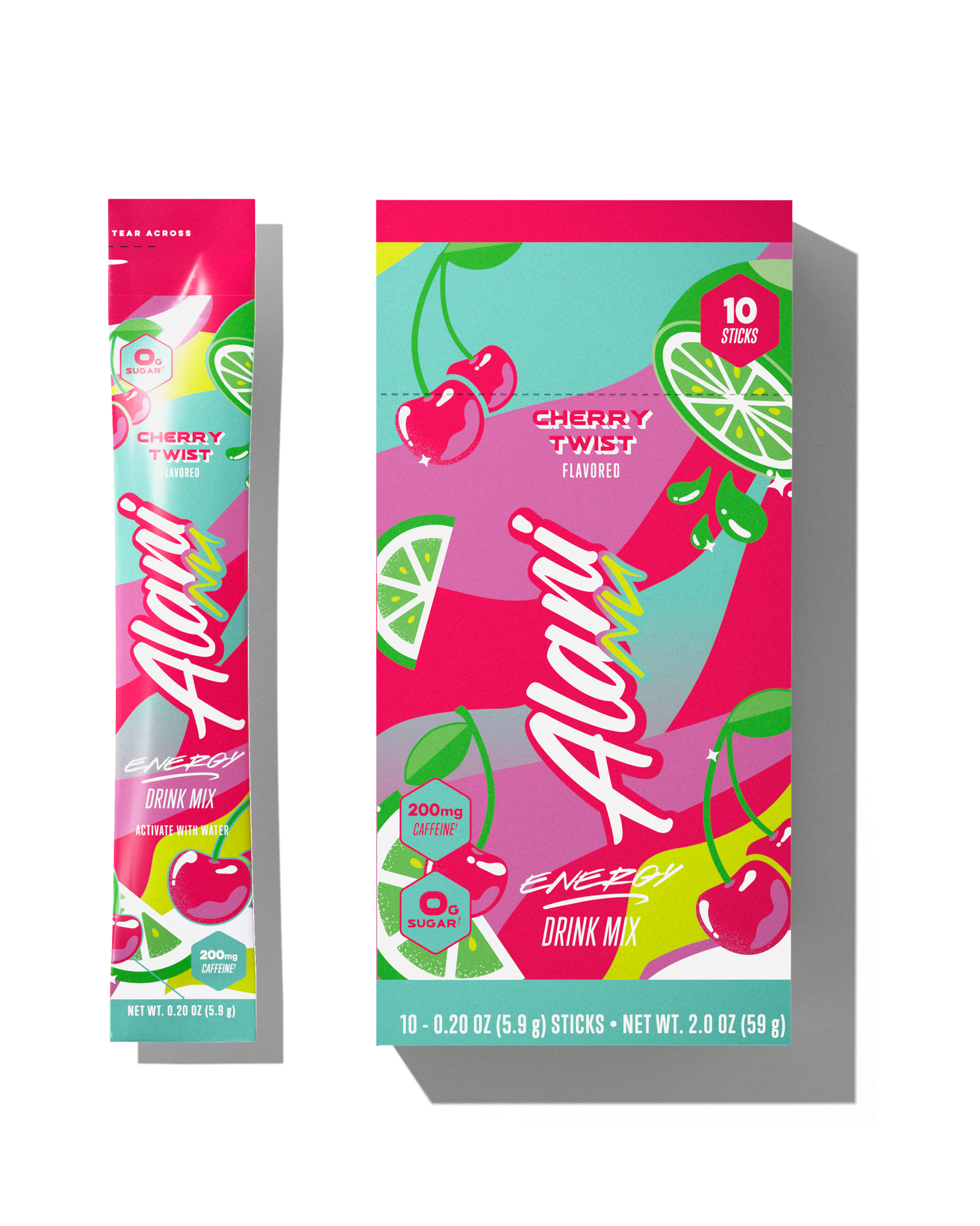 Alani Nu Juicy Peach Energy Sticks 10-Pack