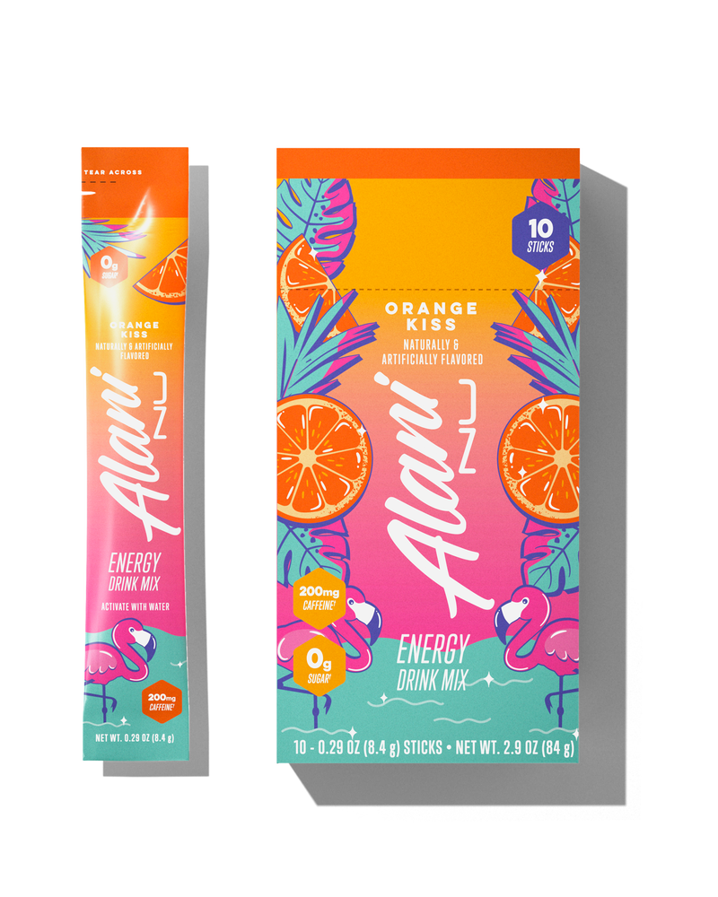 Alani Nu Juicy Peach Energy Sticks 10-Pack