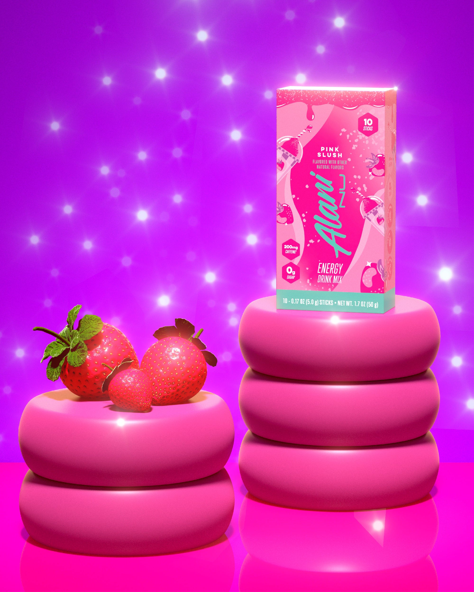 Alani Nu Juicy Peach Energy Sticks 10-Pack