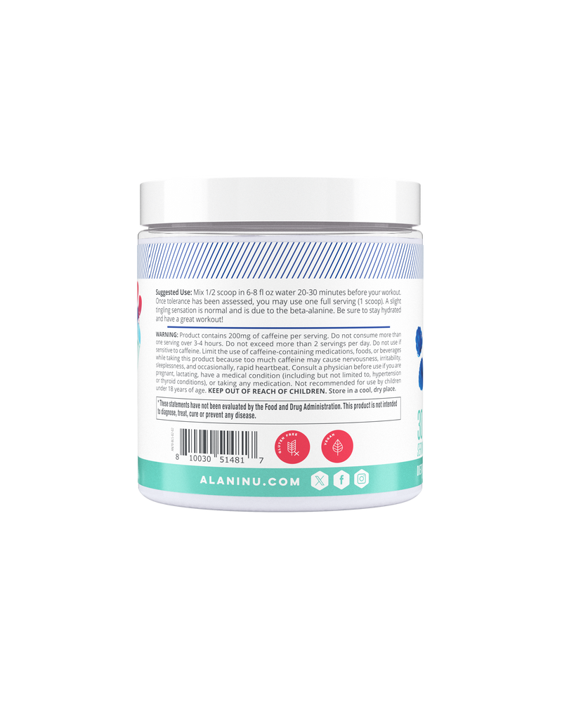 Alani Nu Hawaiian Shaved Ice Pre-Workout 30 Servings