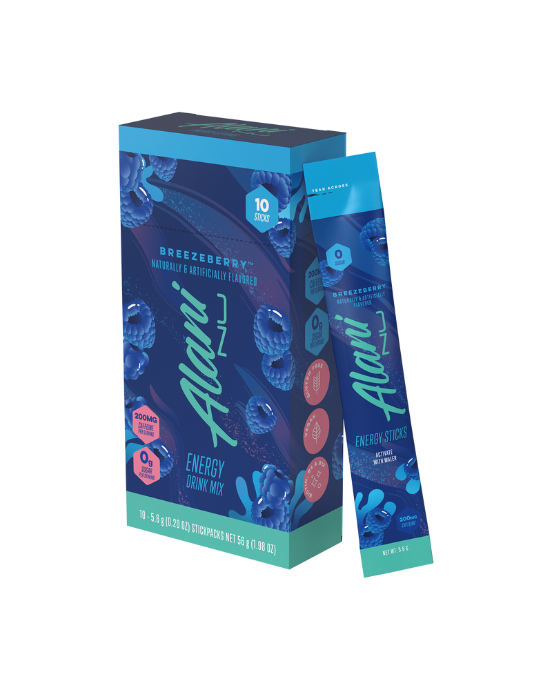 Alani Nu Juicy Peach Energy Sticks 10-Pack