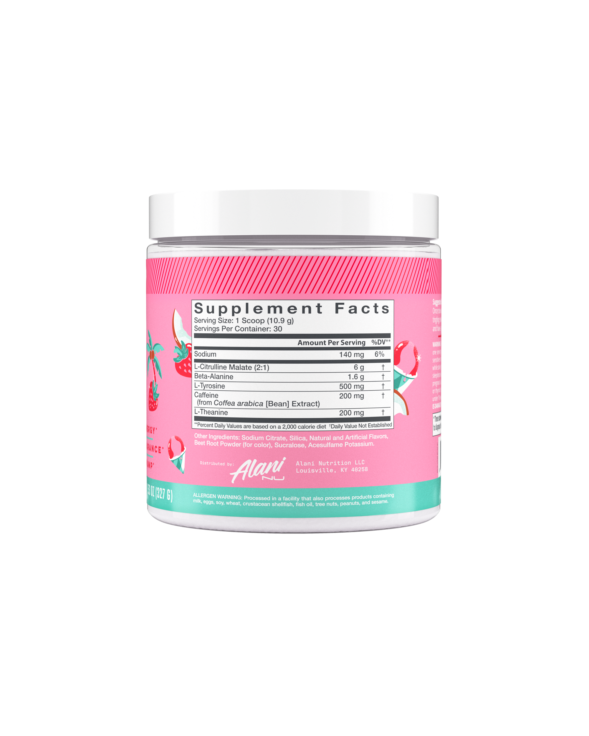 Alani Nu Hawaiian Shaved Ice Pre-Workout 30 Servings