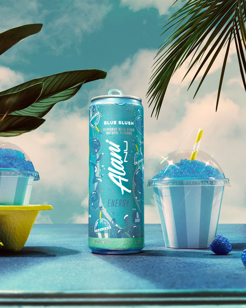 Energy Drink - Blue Slush - Alani Nu