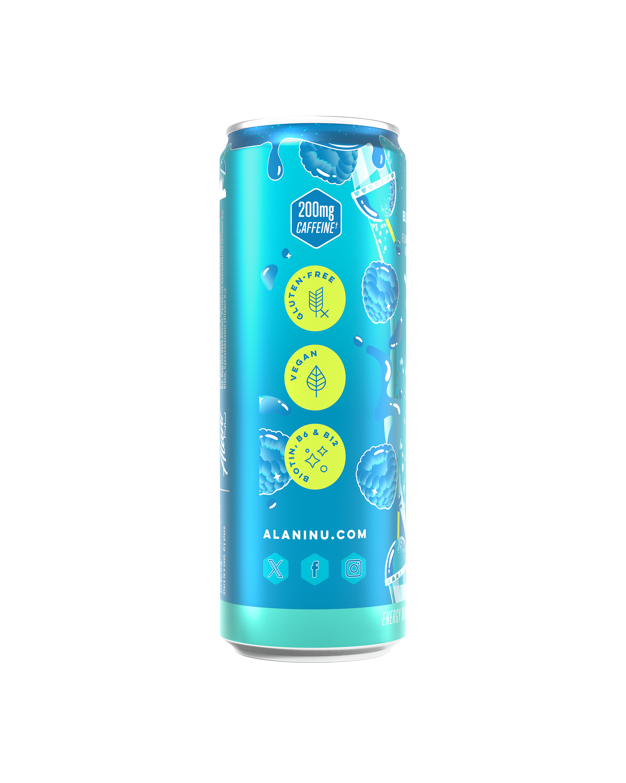 Energy Drink - Blue Slush - Alani Nu