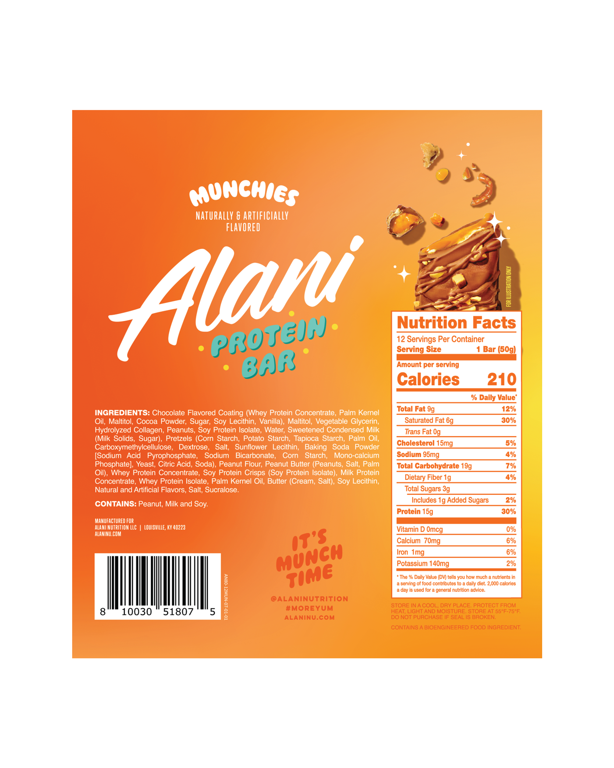 Alani Nu Peanut Butter & Jelly Protein Bar 12-Pack