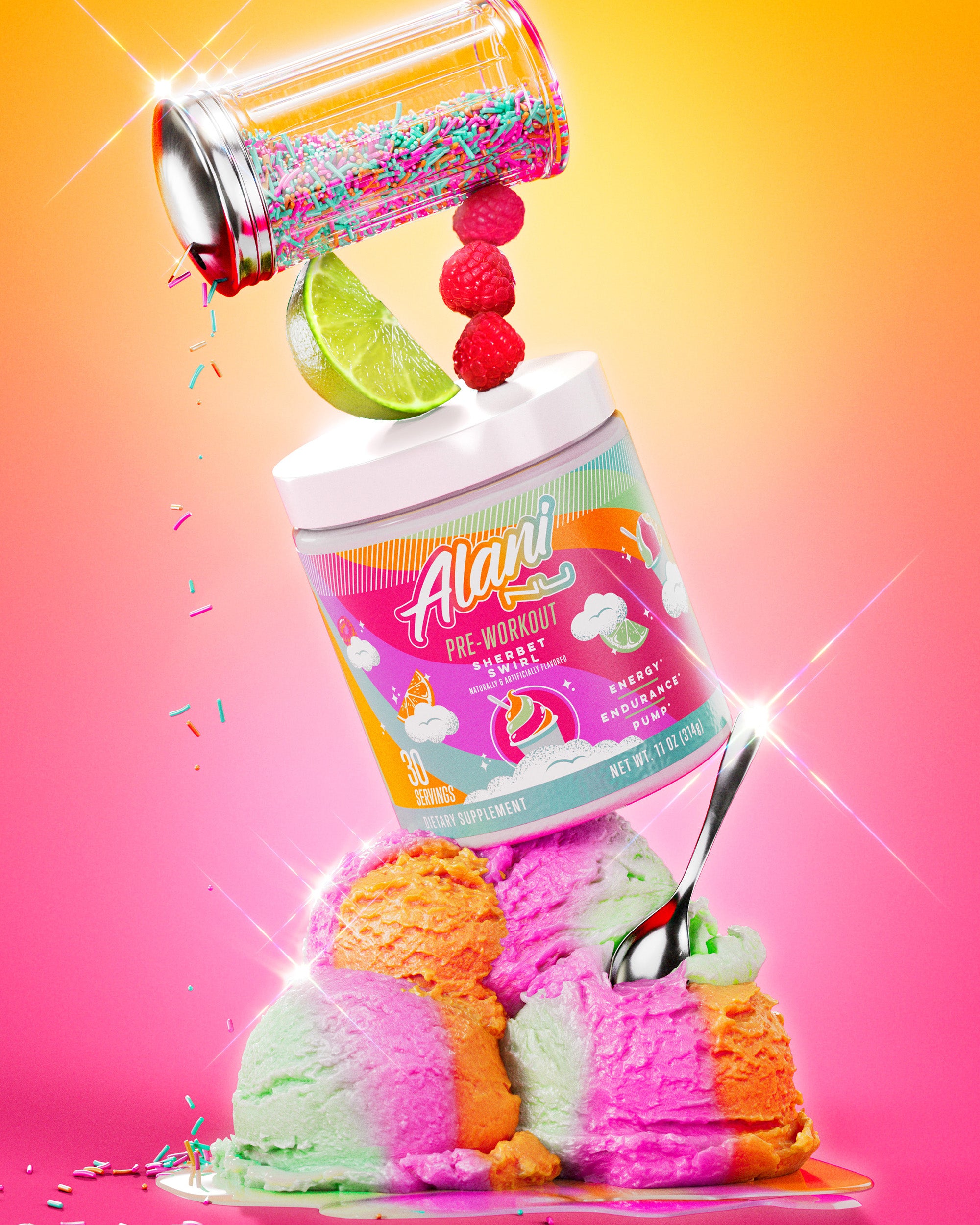 Alani Nu Breezeberry Pre-Workout 30 Servings