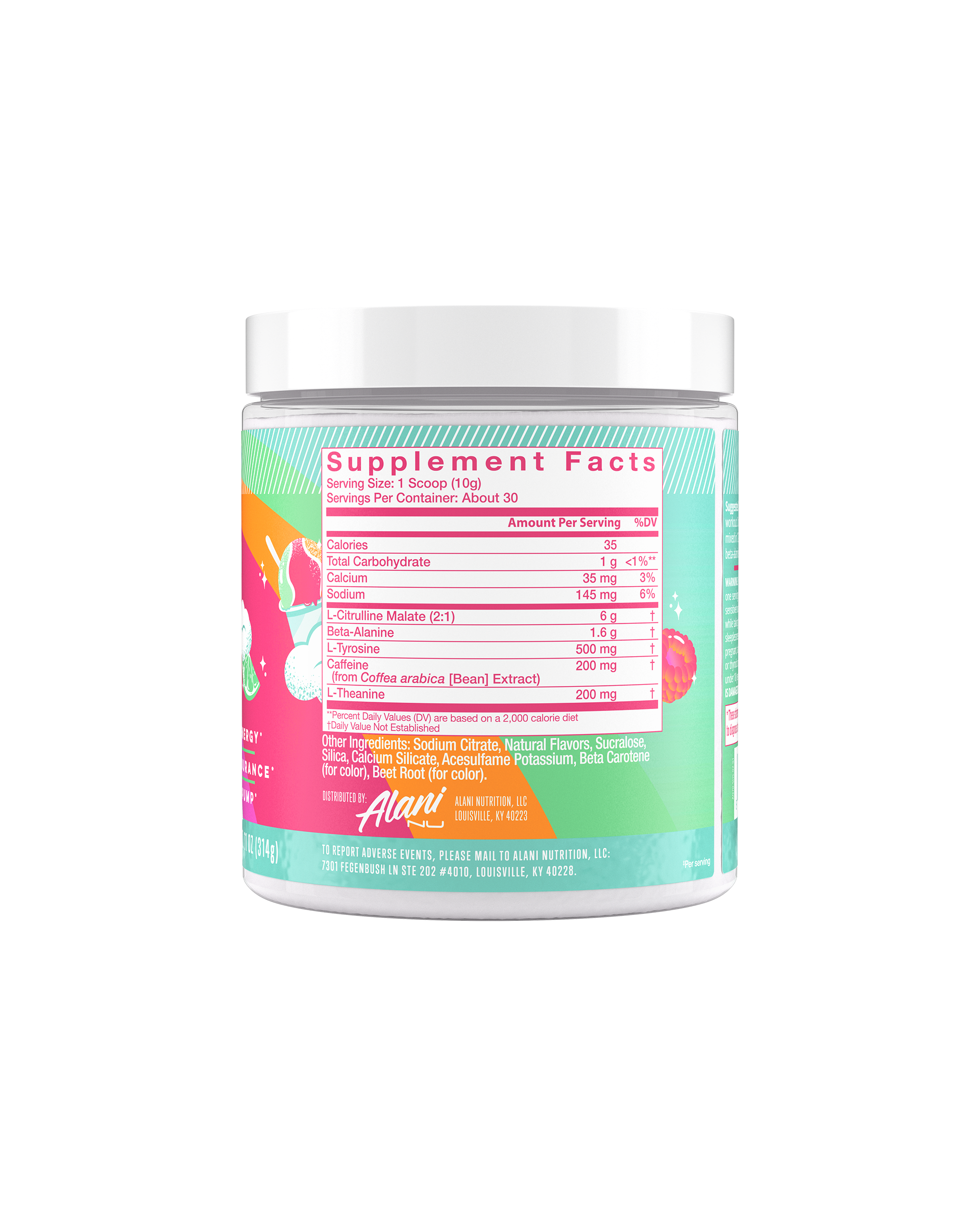 Alani Nu Breezeberry Pre-Workout 30 Servings
