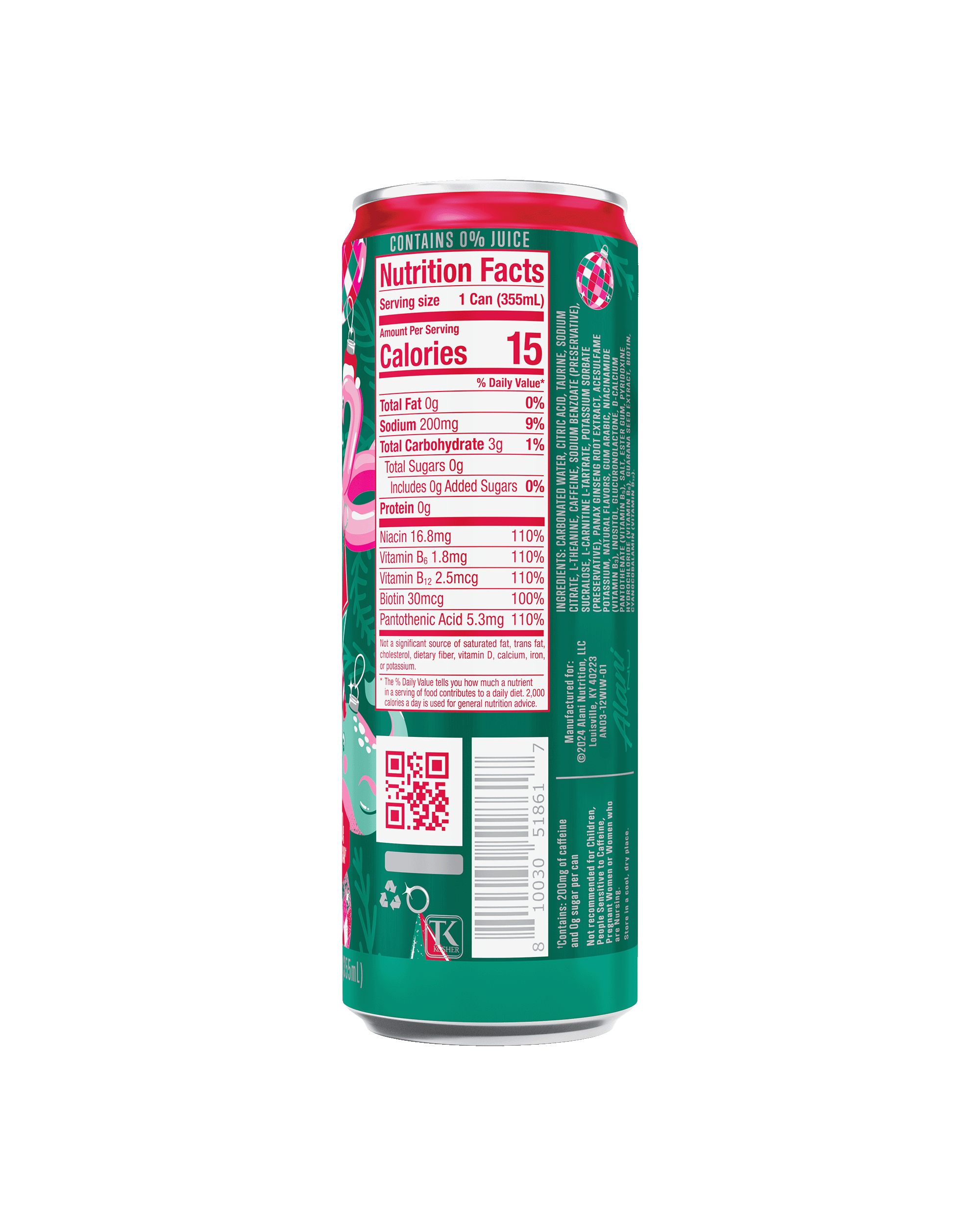 Alani Nu Blue Slush Energy Drink 12-Pack
